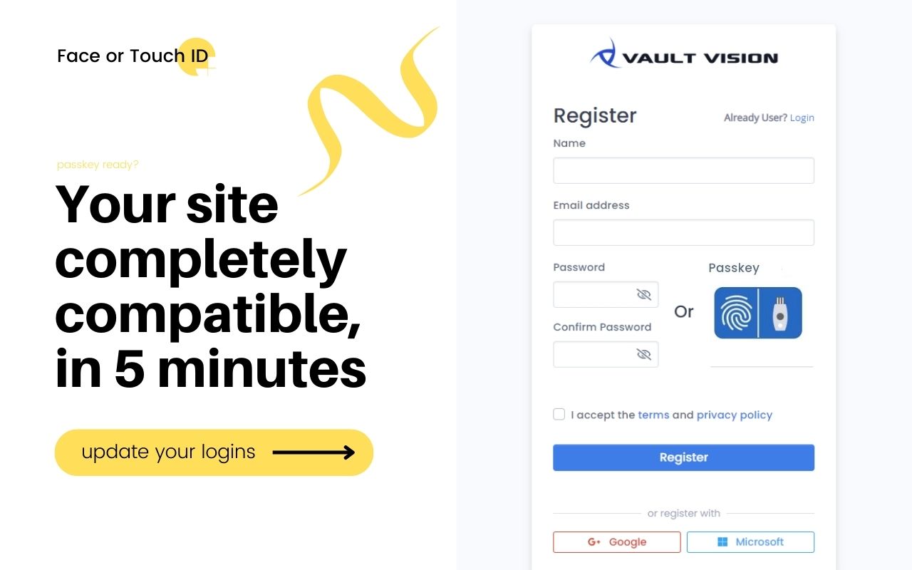 How To Get A Killer Login Page For Your Website - Vault Vision